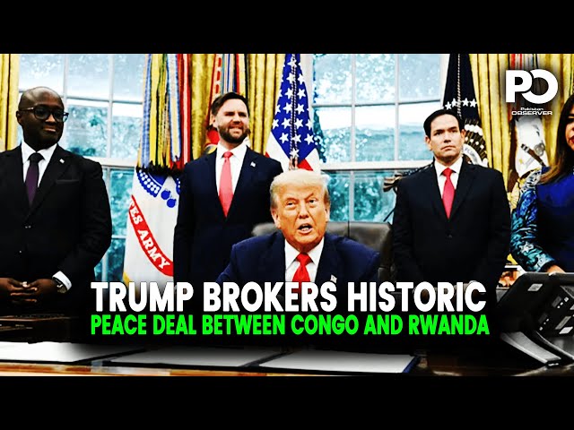 Trump Brokers Historic Peace Deal Between Rwanda and Congo, Ending 30 ...