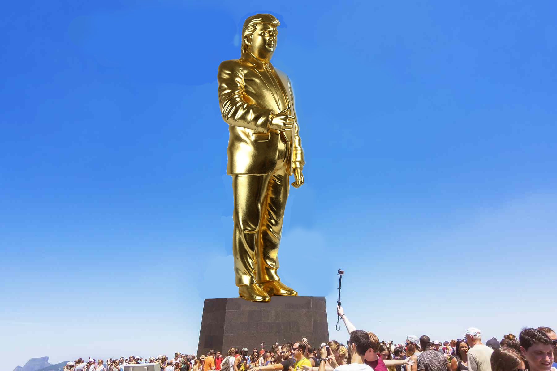 Don Colossus A 22 Foot Tall Golden Statue Of Trump Is Set To Rise