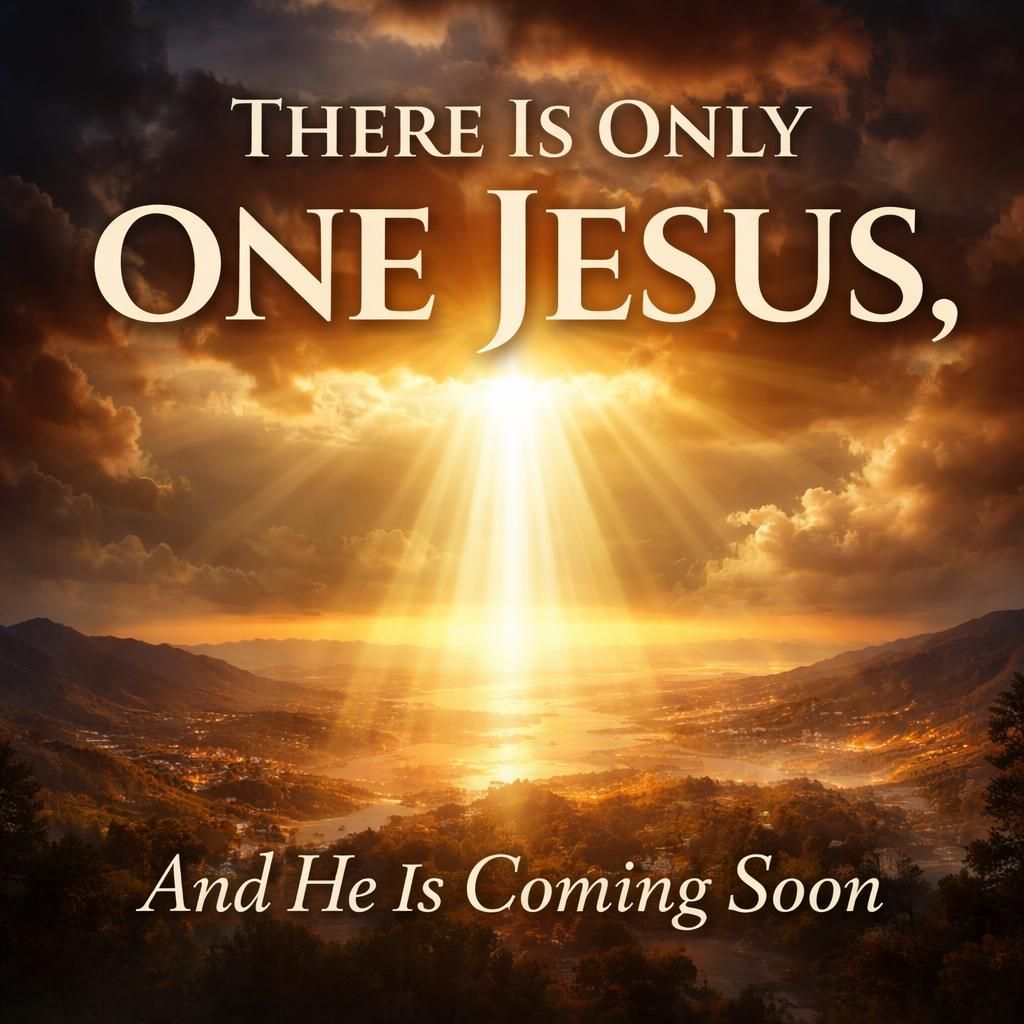 There Is Only One Jesus, And He Is Coming Soon – END TIMES PROPHECY WATCH